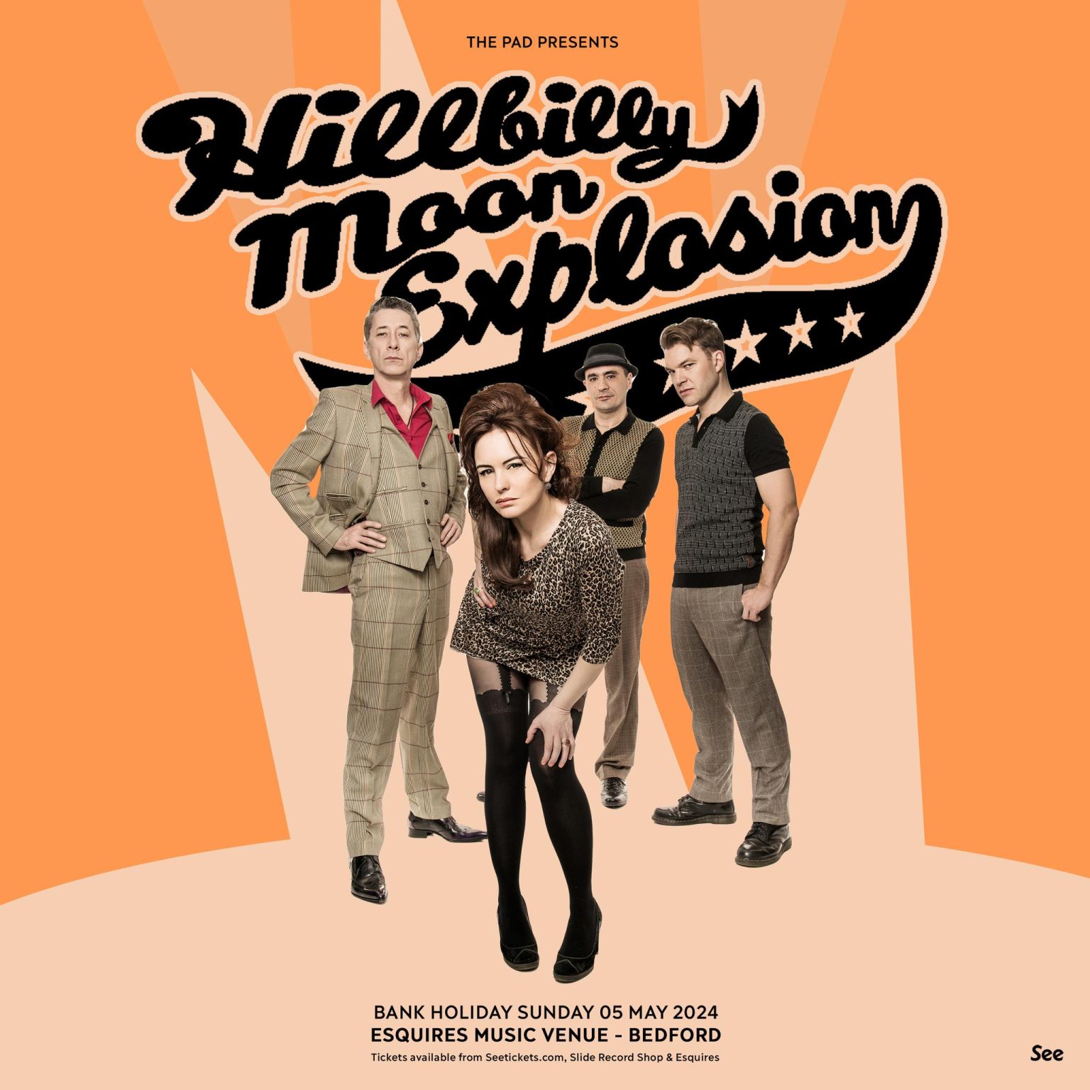 The Hillbilly Moon Explosion + May + Henry & The Bleeders